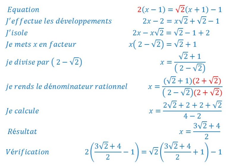 Equations à une inconnue - Gabriel Brissot